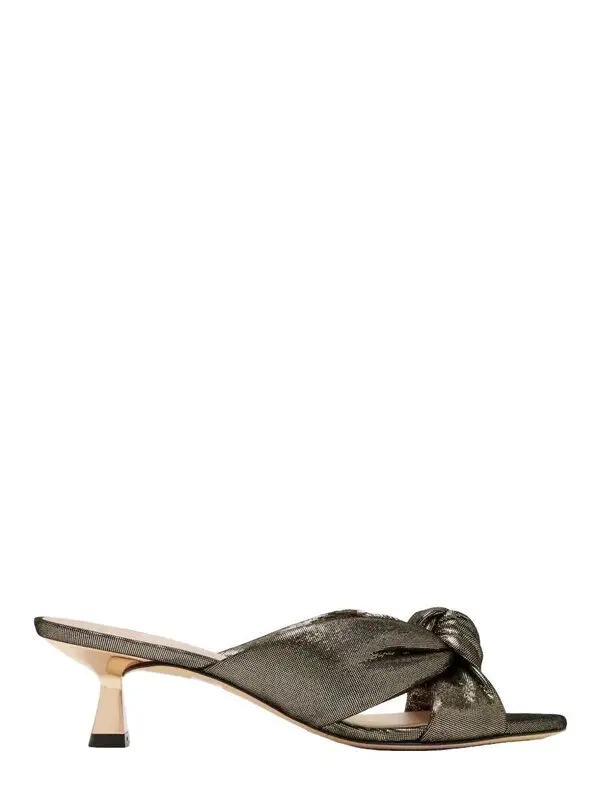 STUART WEITZMAN Knot-upper Heeled Sandals - Gold