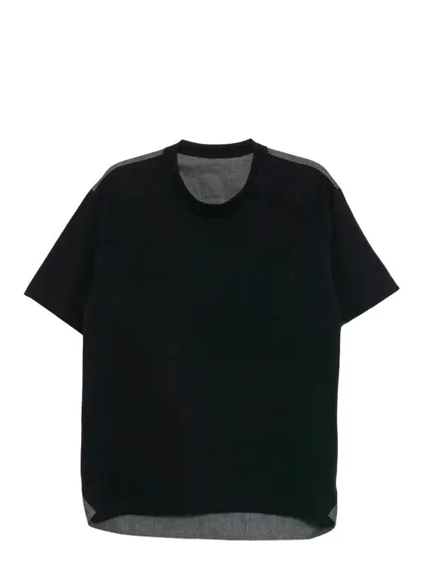 Sacai Layered Crew-neck T-shirt - Blue