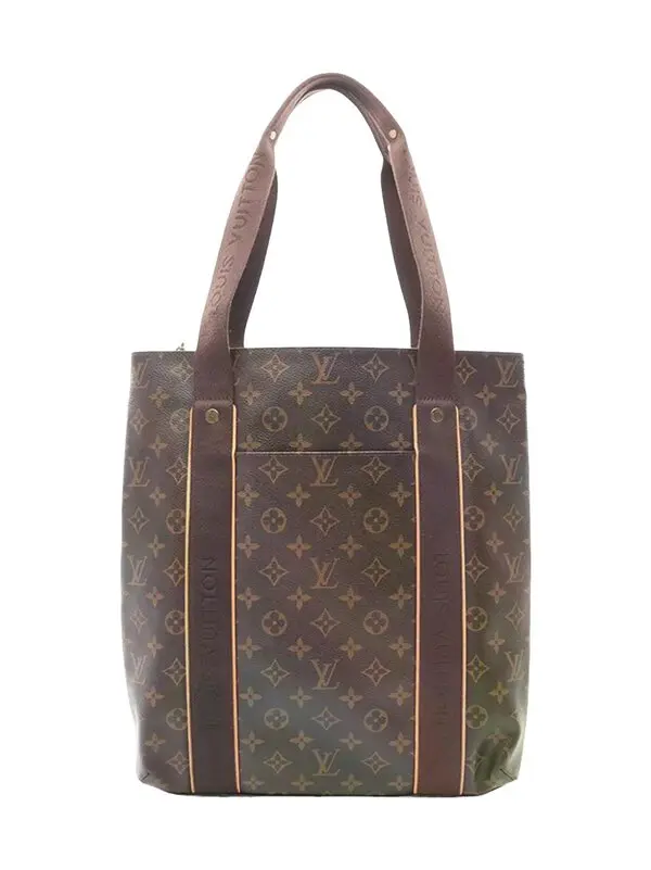 LOUIS VUITTON 2008 Monogram Cabas Beaubourg Tote Bag - Brown