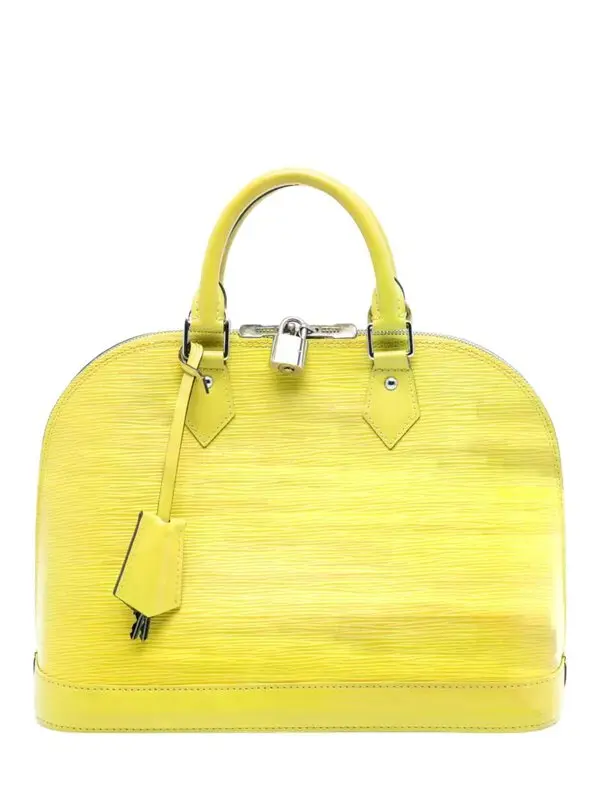 LOUIS VUITTON 2013 Epi Alma Pm Handbag - Yellow