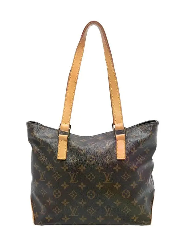 LOUIS VUITTON 2002 Monogram Cabas Piano Tote - Brown