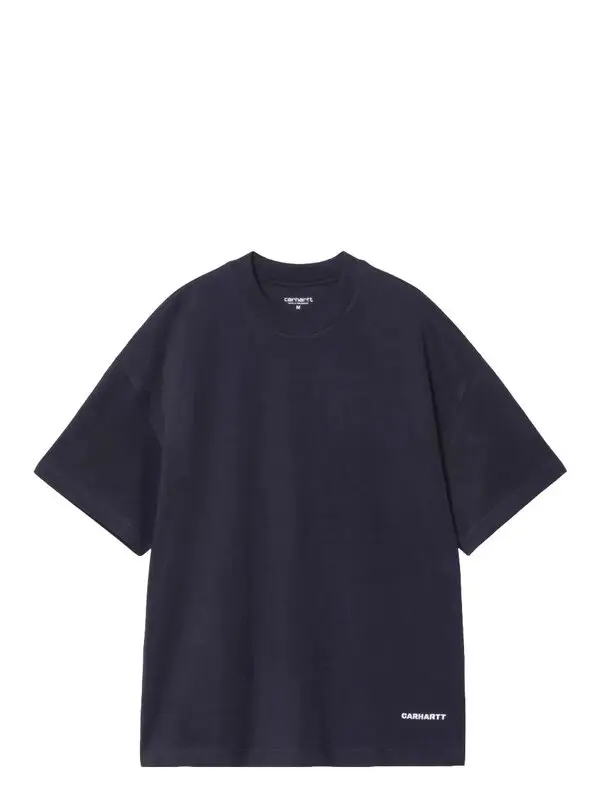 Carhartt Work In Progress Link Script T-shirt - Blue