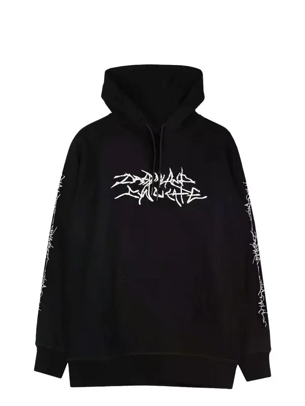 DREAMLAND SYNDICATE Cotton Graphic Hoodie - Black
