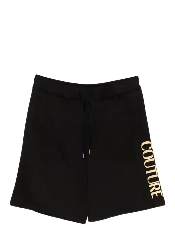 Versace Logo-detail Shorts - Black