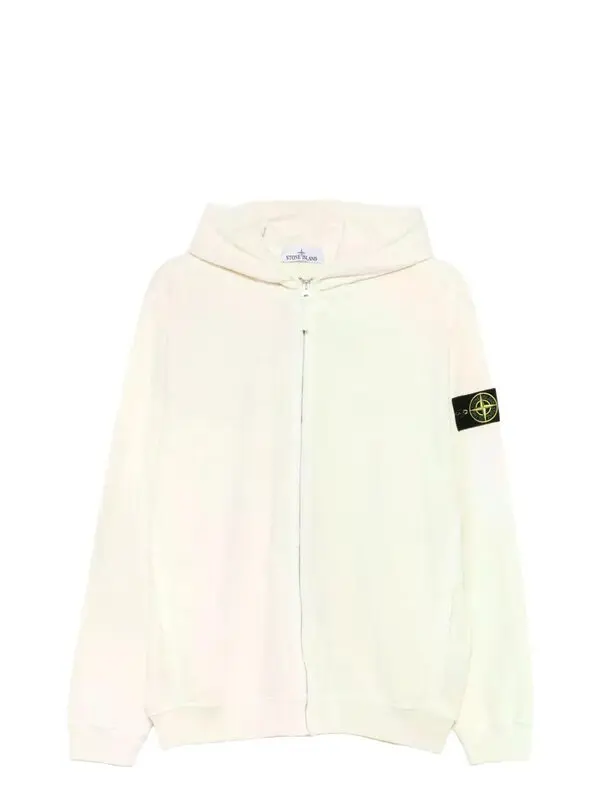 Stone Island Zip-fastening Hoodie - Neutrals