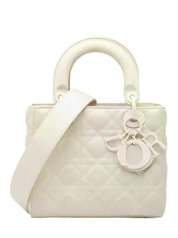 Dior 2021 My Abcdior Lady Satchel - White