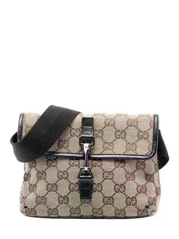 Gucci Gg Canvas Jackie Belt Bag - Brown