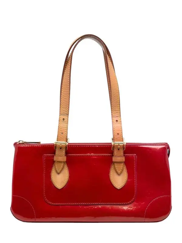 LOUIS VUITTON Monogram Vernis Rosewood Avenue Shoulder Bag - Red