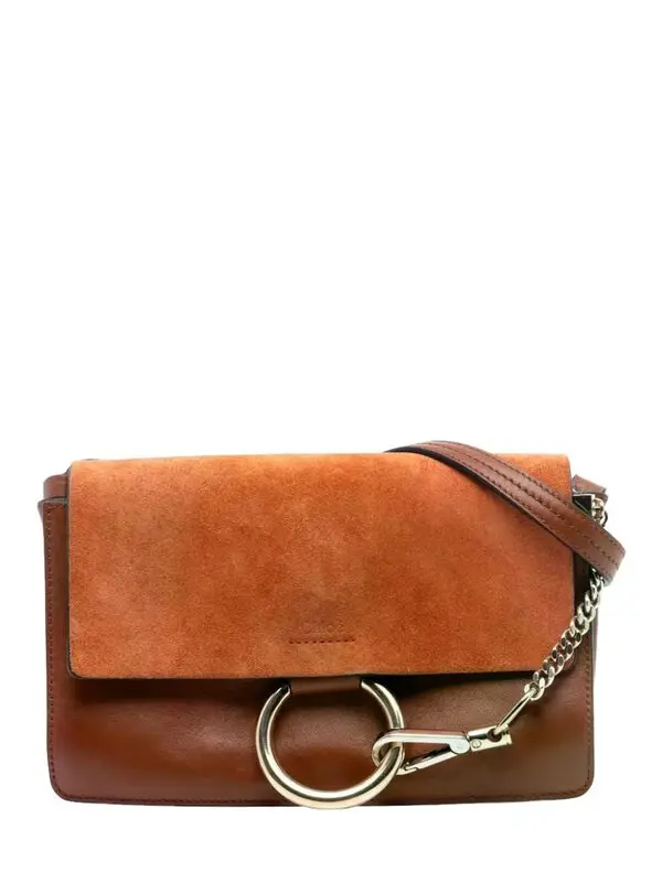 Chloé Faye Crossbody Bag - Brown