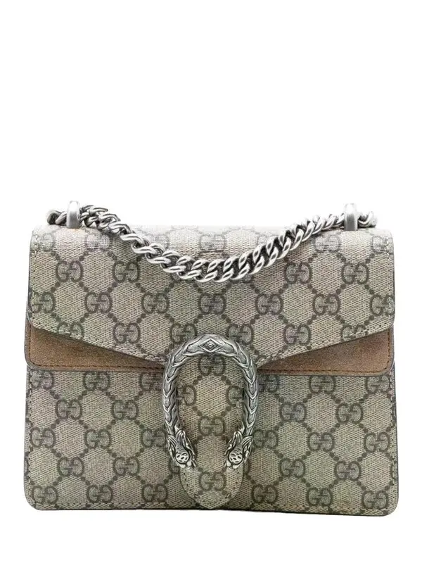Gucci Small Gg Supreme Dionysus Crossbody Bag - Brown
