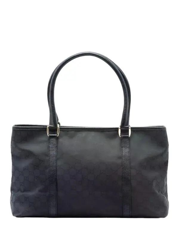 Gucci Gg Canvas Tote Bag - Black