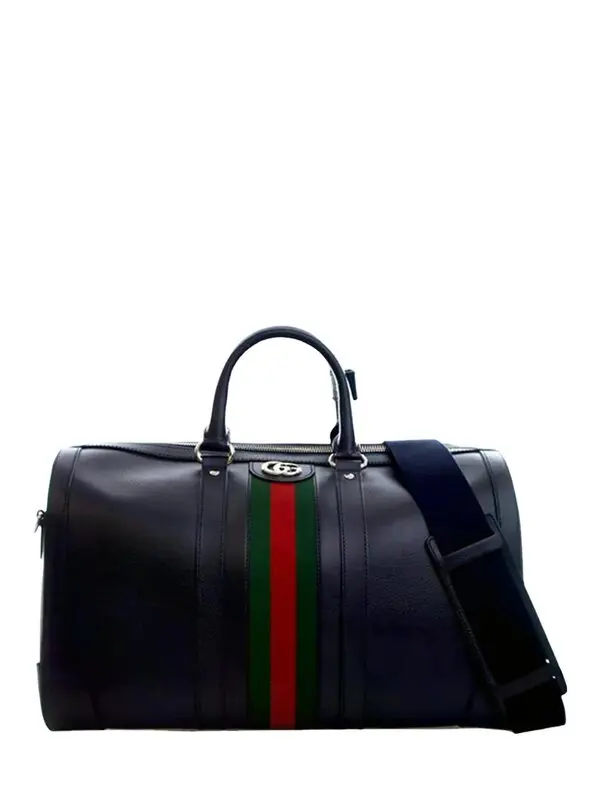 Gucci 2016-2025 Medium Savoy Duffle Travel Bag - Blue
