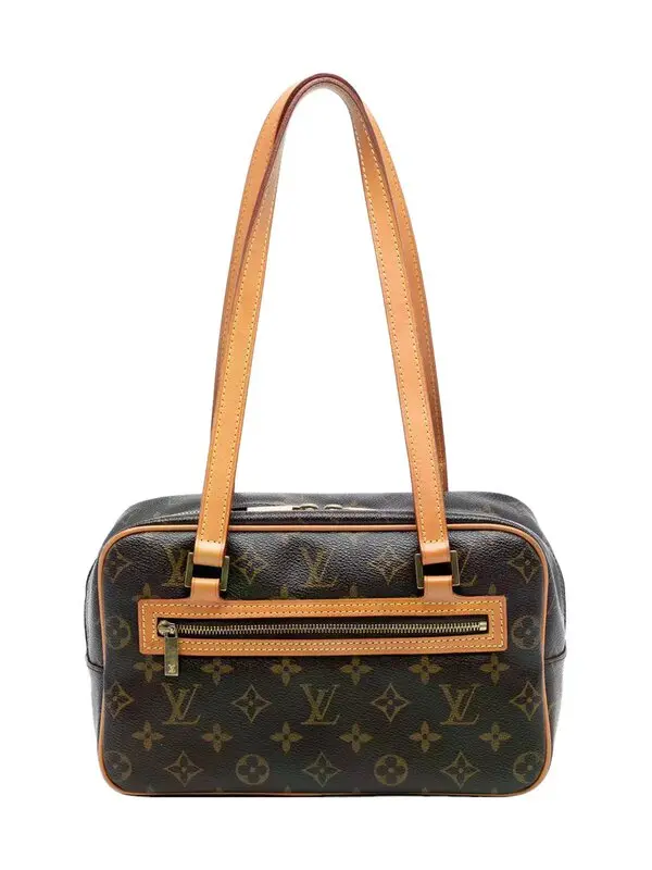 LOUIS VUITTON 2002 Monogram Cite Mm Shoulder Bag - Brown