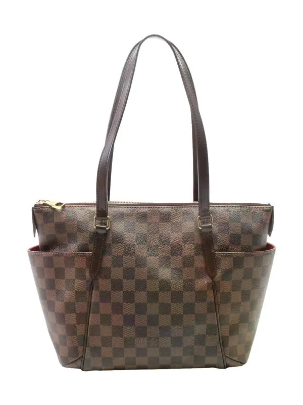 LOUIS VUITTON 2014 Damier Ebene Totally Pm Tote Bag - Brown