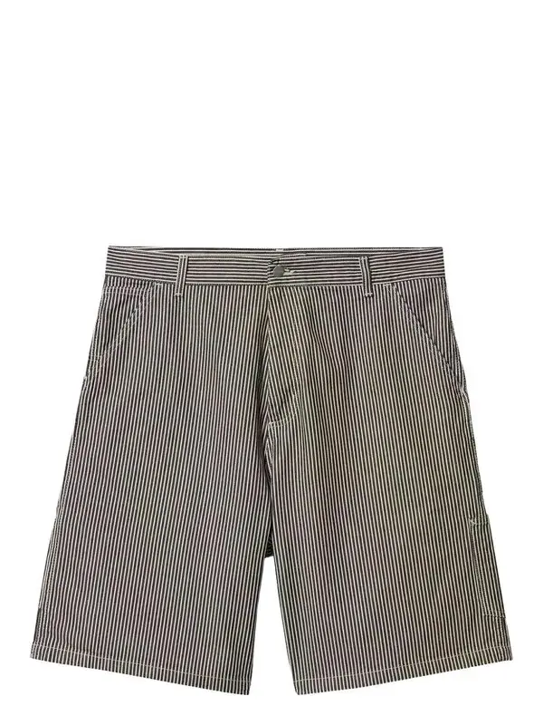 Carhartt Work In Progress Terrell Striped Shorts - Brown