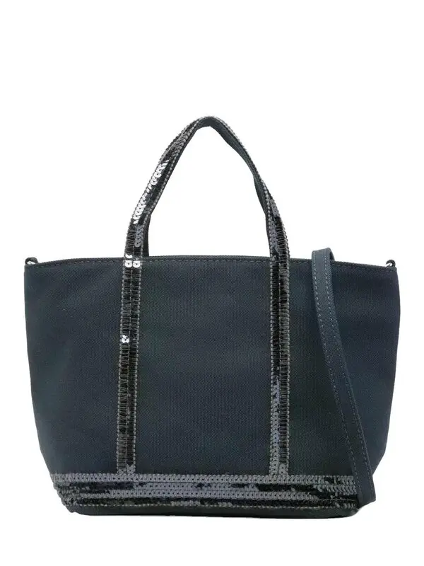 Vanessa Bruno Small Cabas Canvas Tote Bag - Blue