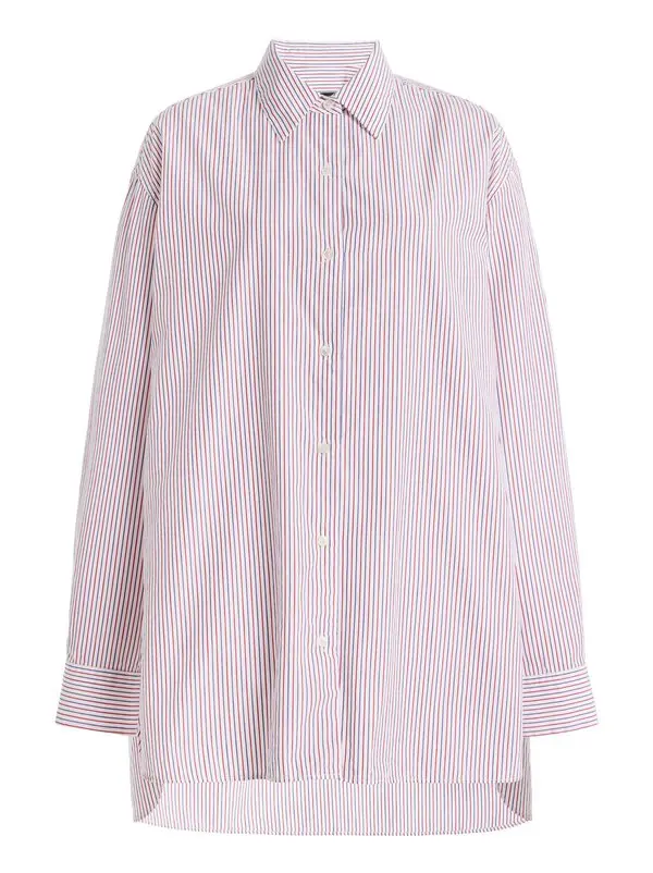 NILI LOTAN Yorke Oversized Shirt - Stripe