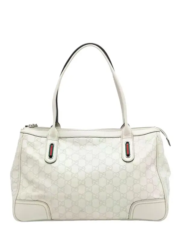 Gucci Ssima Princy Tote Bag - White