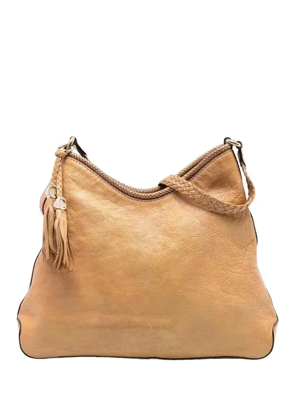 Gucci Leather Marrakech Shoulder Bag - Brown