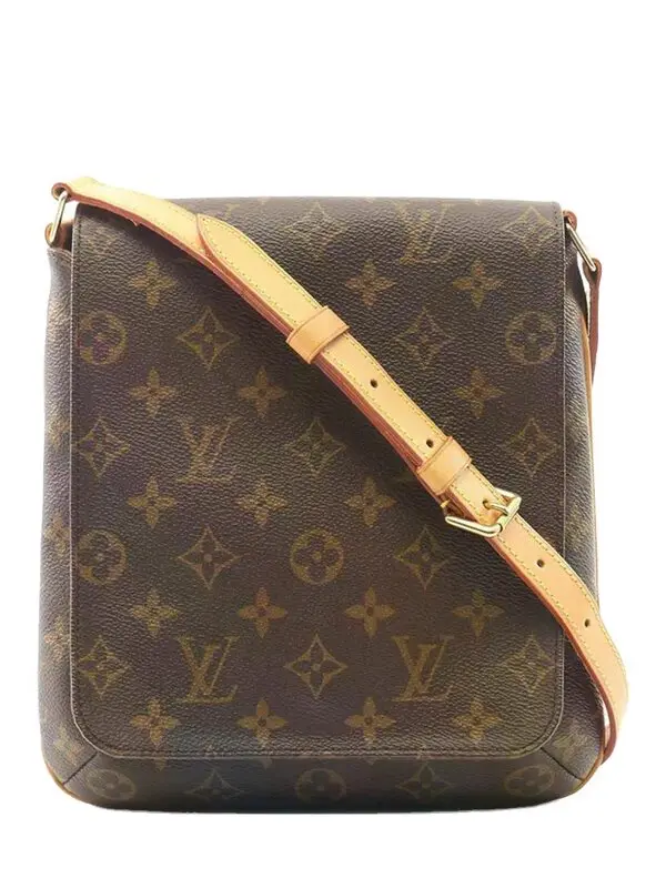 LOUIS VUITTON 2000 Monogram Musette Salsa Short Strap Shoulder Bag - Brown