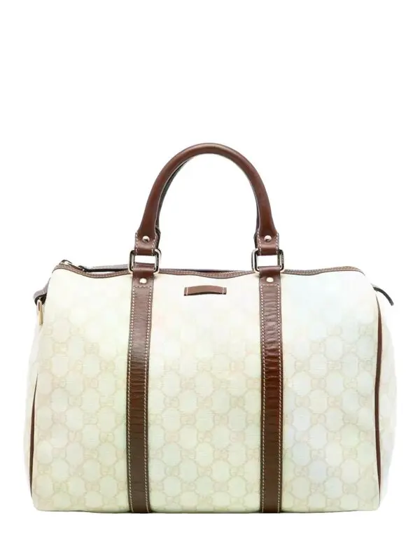 Gucci Gg Supreme Joy Boston Bag - White