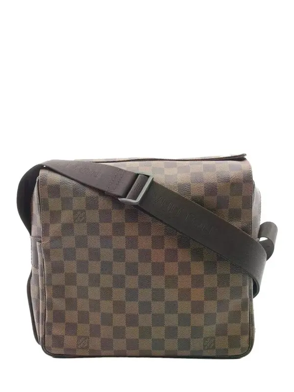 LOUIS VUITTON 2006 Damier Ebene Naviglio Crossbody Bag - Brown