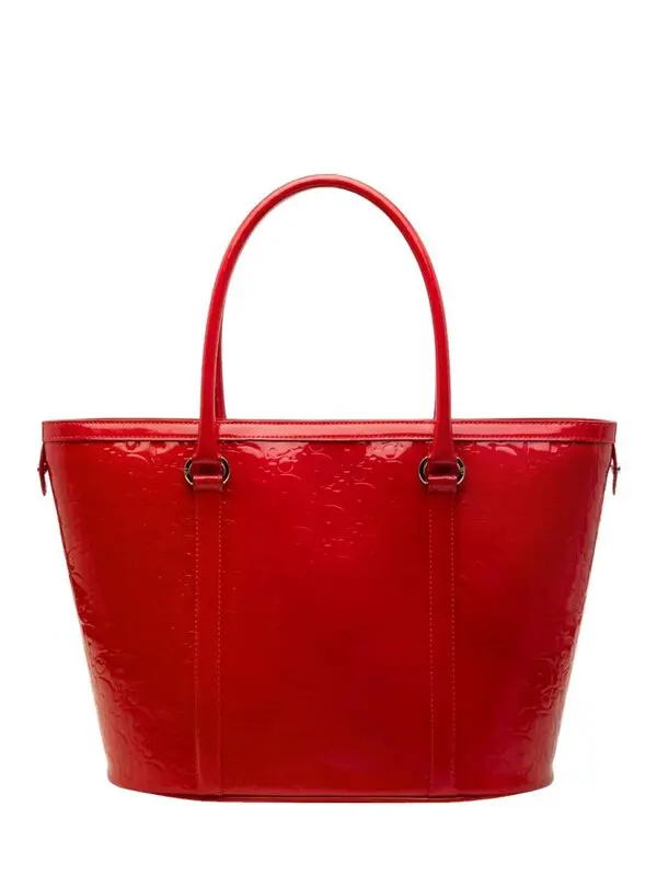 Dior 2009 Diorissimo Trotter Patent Tote Bag - Red