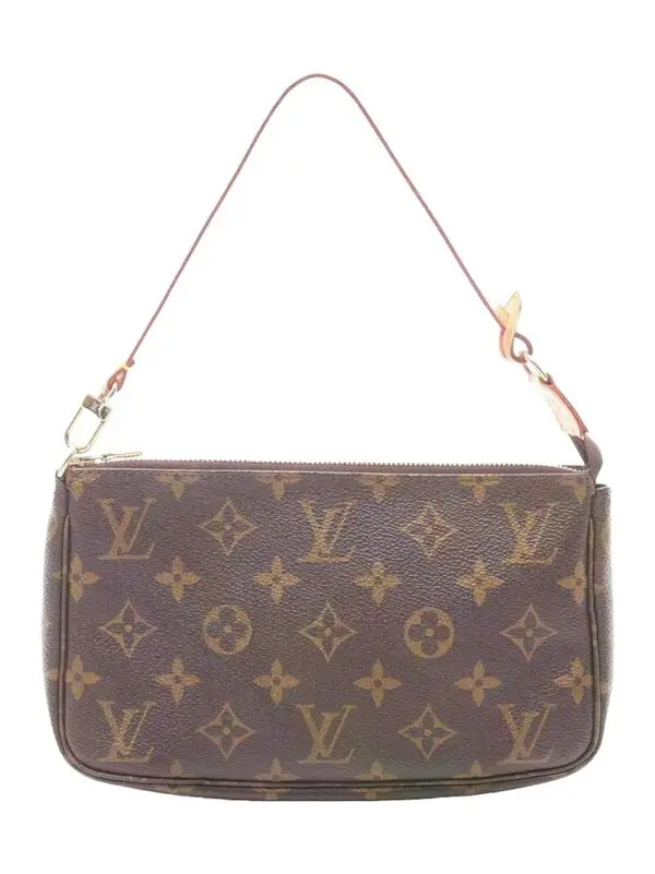 LOUIS VUITTON 2000 Monogram Pochette Accessoires - Brown