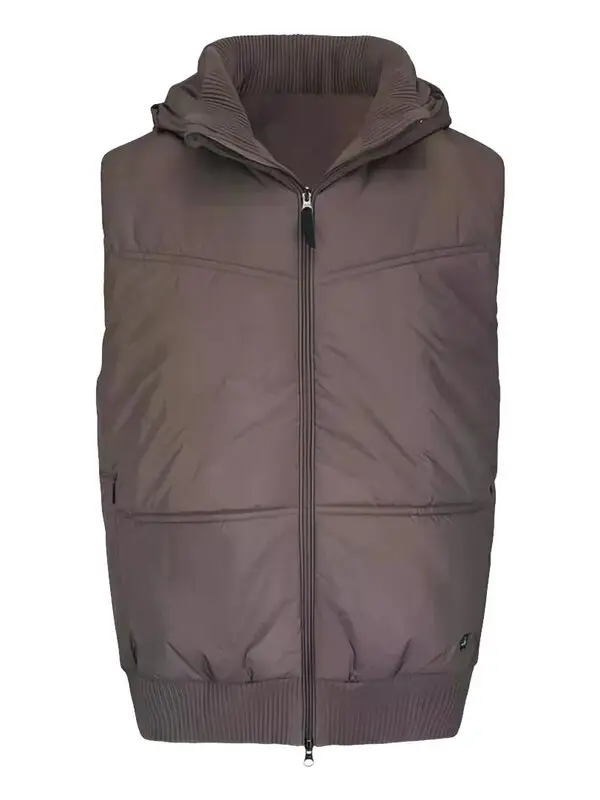 WAHTS Morgan Hooded Padded Gilet - Brown