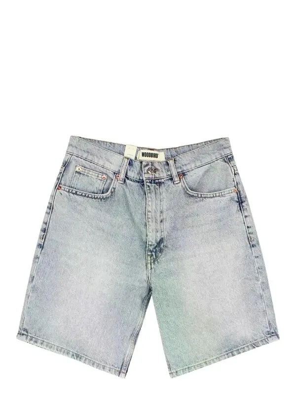 WOODBIRD Leroy Dawn Denim Shorts - Blue
