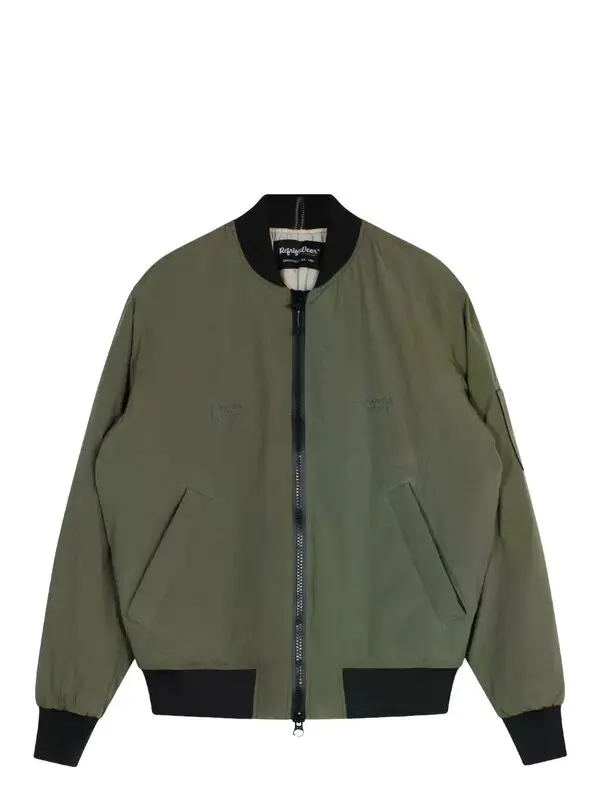 REFRIGIWEAR Zip-up Bomber Jacket - Green