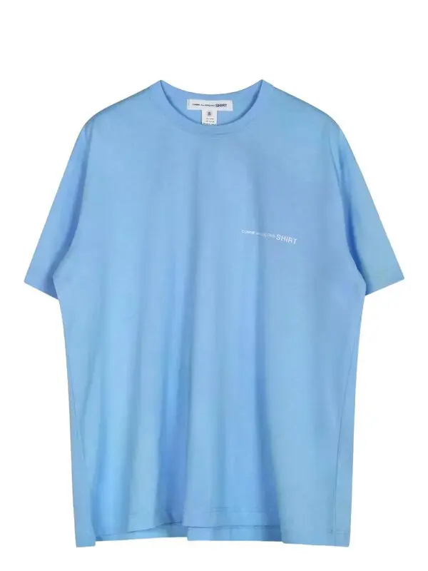 Comme Des Garçons Logo T-shirt - Blue