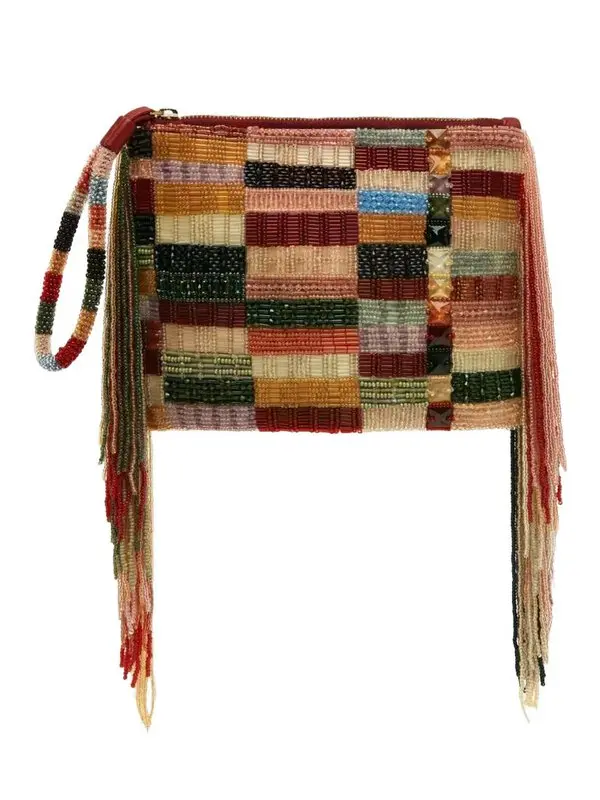 ALEMAIS Marjorelle Clutch Bag - Brown