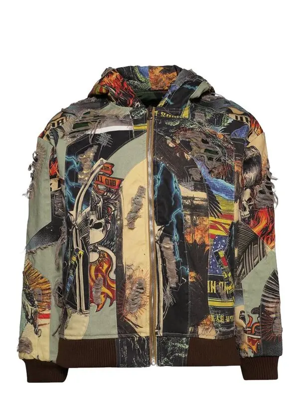 WHO DECIDES WAR BY EV BRAVADO Vintage Zip-up Jacket - Multi