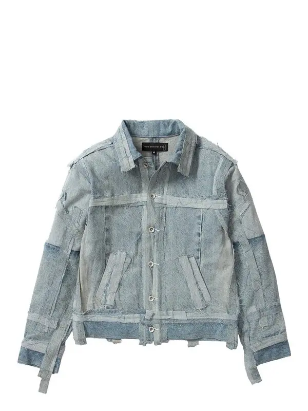 WHO DECIDES WAR BY EV BRAVADO Exposure Denim Jacket - Blue