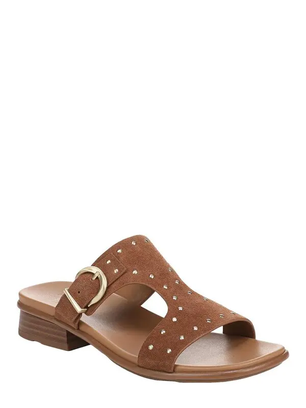 Naturalizer Studded Beach Slide Sandal - Walnut Wake