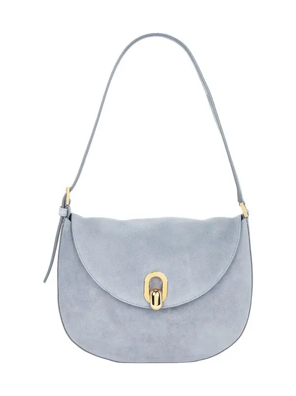 Savette Small Tondo Hobo Bag - Denim