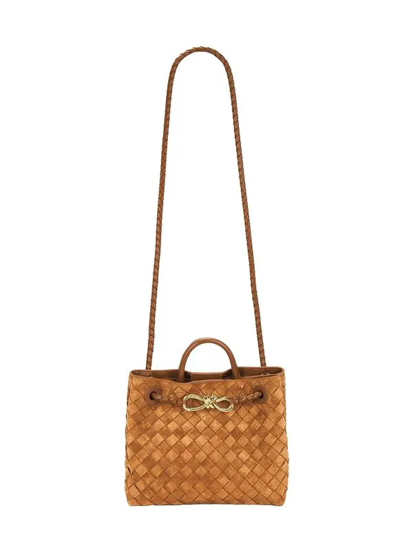 Bottega Veneta Small Andiamo Bag - Amber & Muse Brass