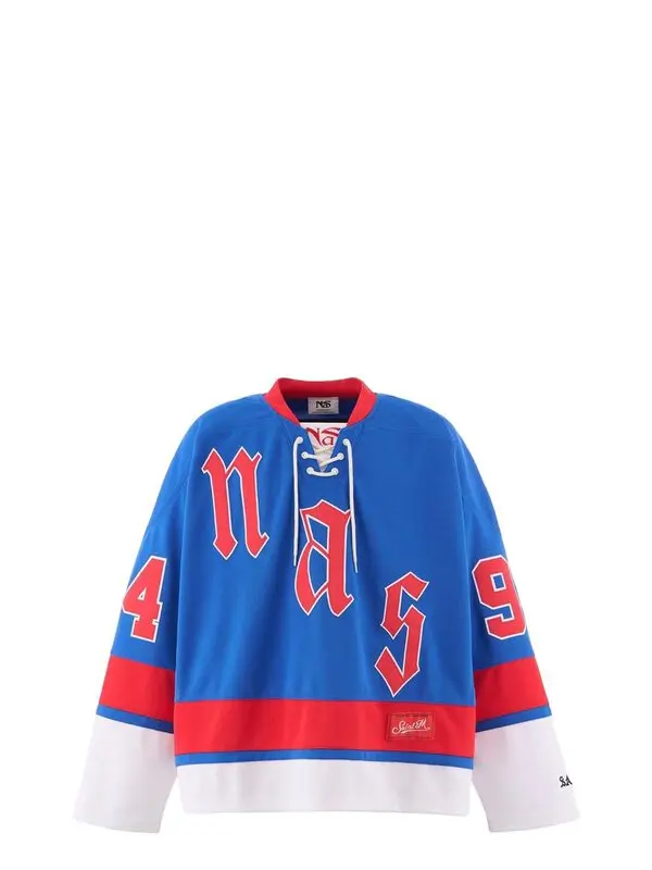SAINT MXXXXXX X Nas Illmatic 94 Game Jersey - Blue