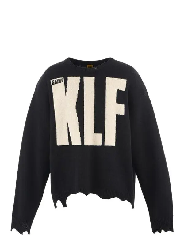 SAINT MXXXXXX X The Klf Wool Sweater - Black