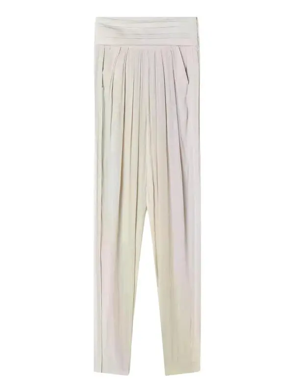LANVIN Pleated Trousers - Neutrals