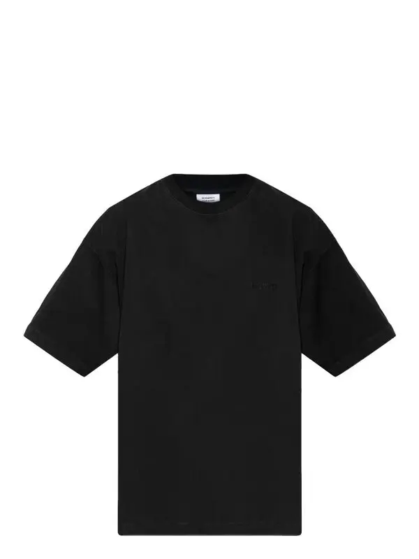Vetements Embroidered-logo T-shirt - Black