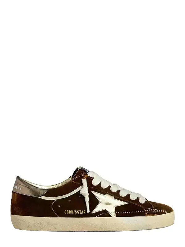 GOLDEN GOOSE Super Star Velvet Sneakers - Brown