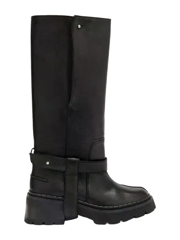 By Far Yaka Biker Boots - Black