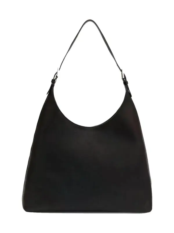 By Far Large Camryn Leather Shoulder Bag - Black