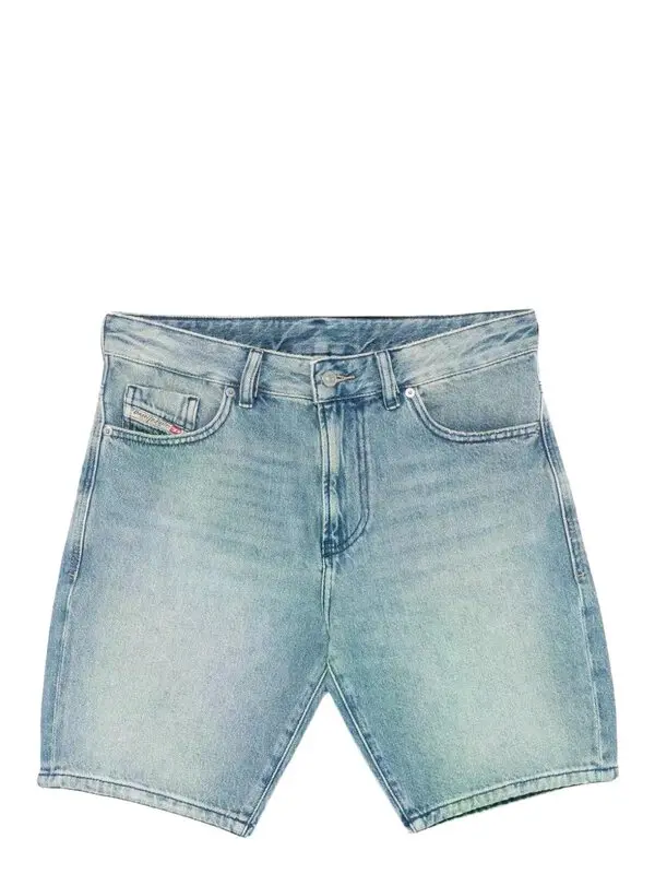 Diesel Belt-loop Denim Shorts - Blue