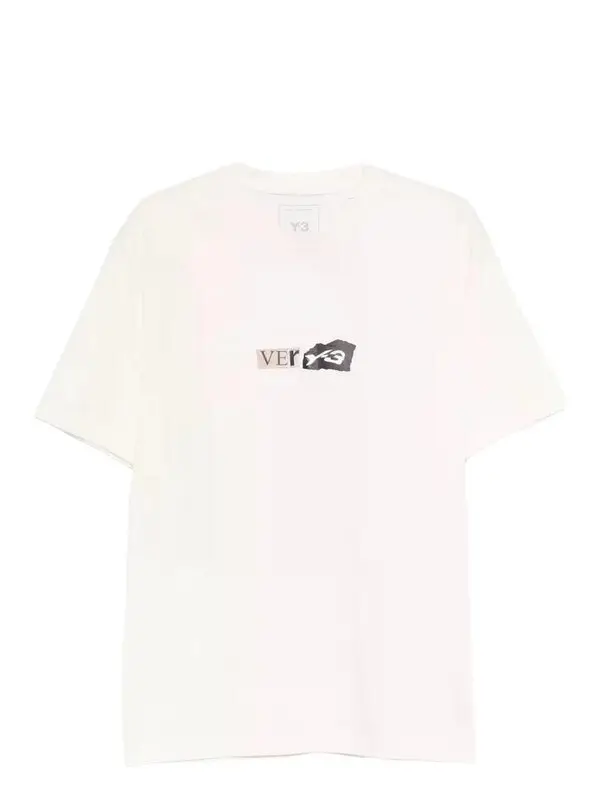 Y3 Graphic T-shirt - Neutrals