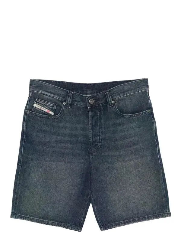 Diesel Belt-loop Pocket Shorts - Blue