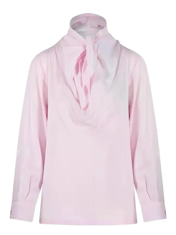 Max Mara Pussy-bow Shirt - Pink