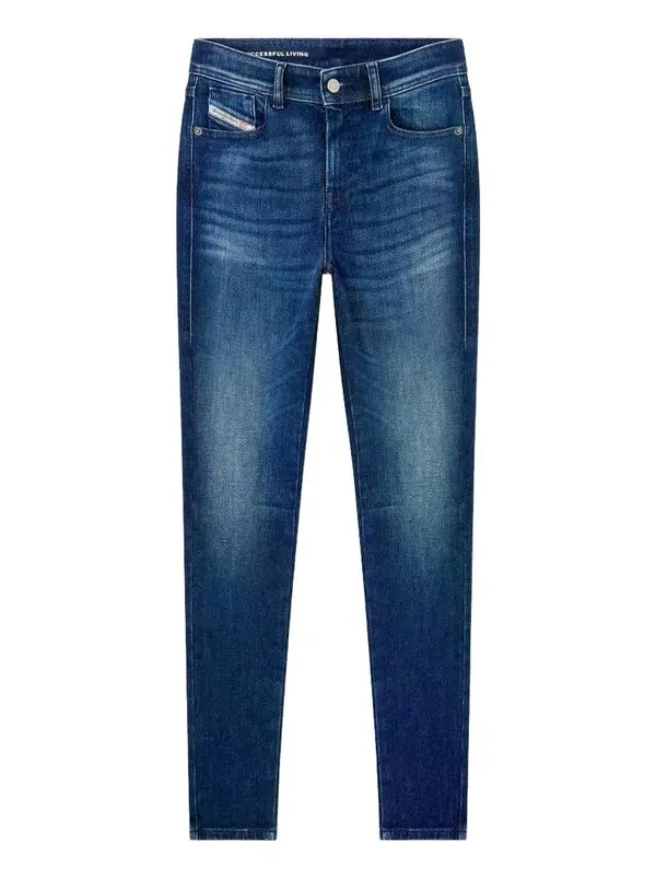 DIESEL Slandy 09n12 Skinny Jeans - Blue